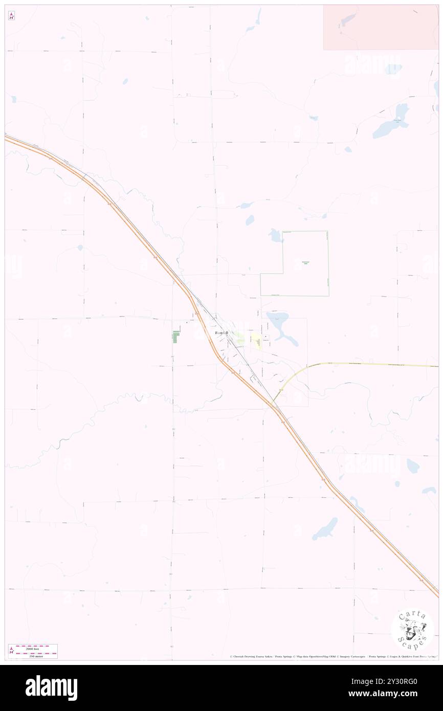 Randall county map hi-res stock photography and images - Alamy