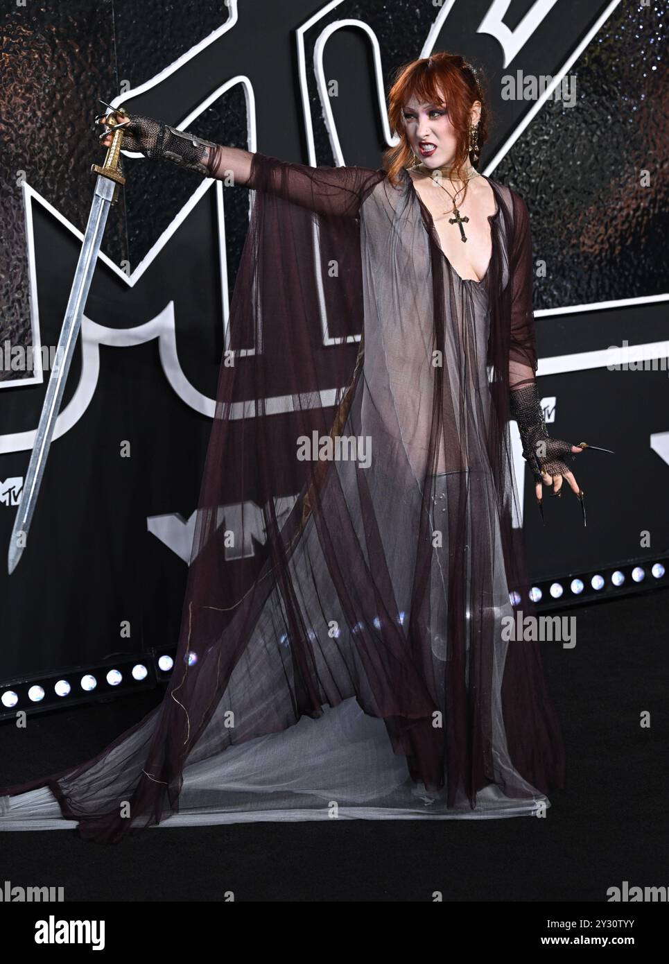 New York, USA. September 11th, 2024. Chappell Roan arriving at the MTV ...