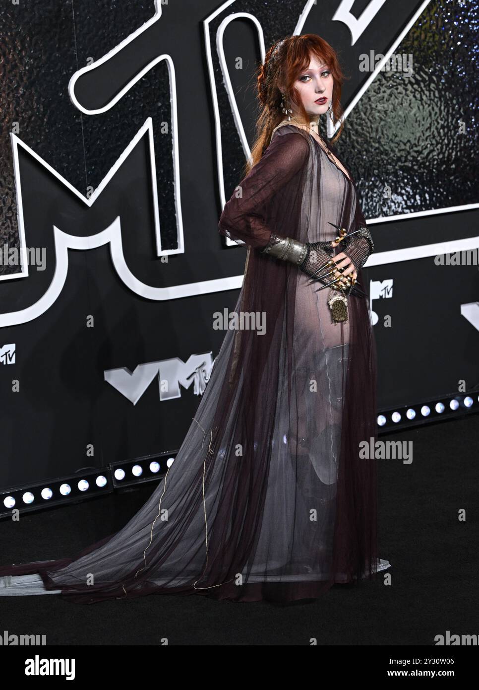 New York, USA. September 11th, 2024. Chappell Roan arriving at the MTV ...