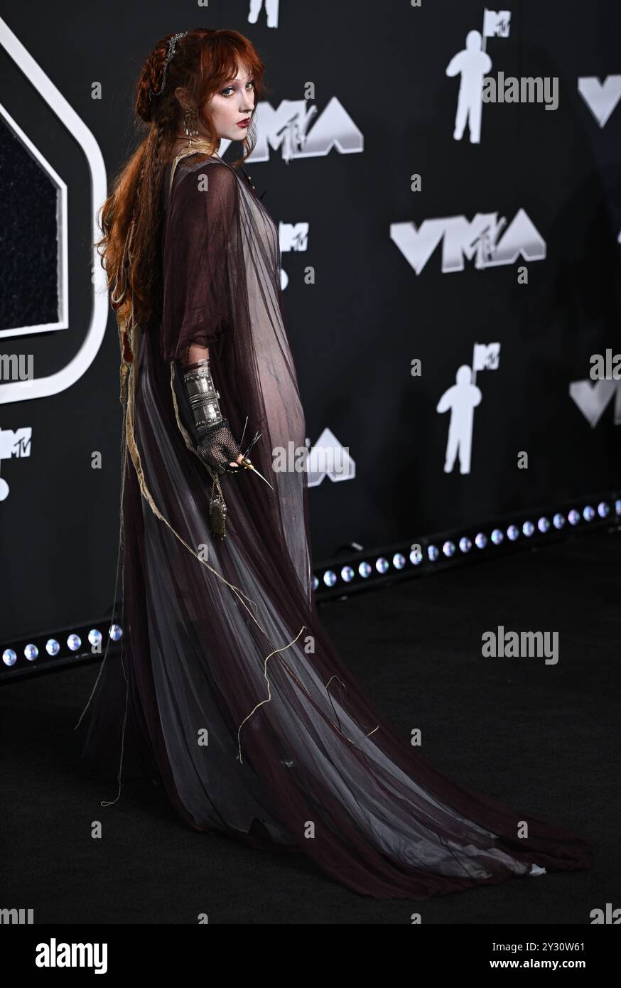 New York, USA. September 11th, 2024. Chappell Roan arriving at the MTV ...