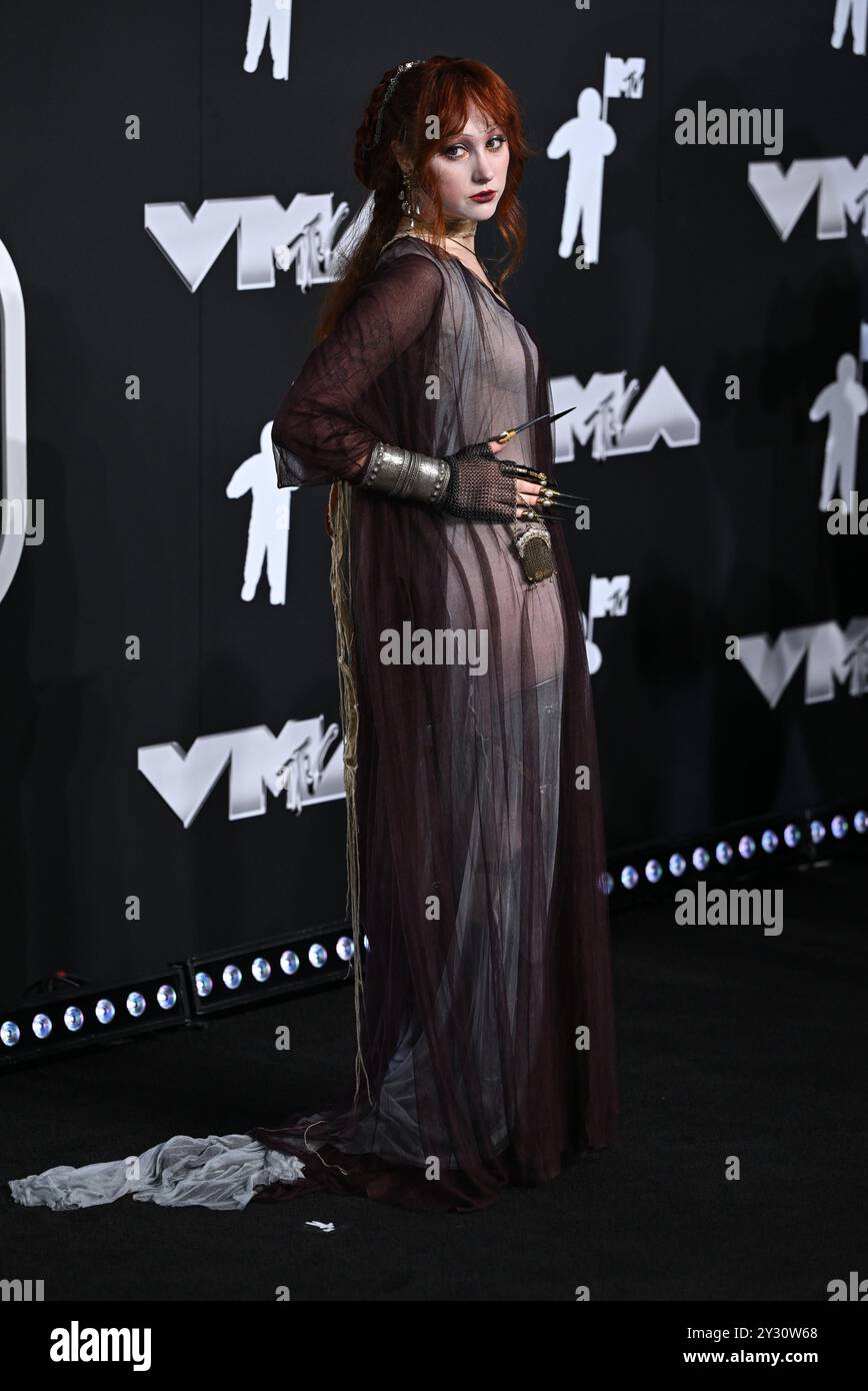 New York, USA. September 11th, 2024. Chappell Roan arriving at the MTV ...