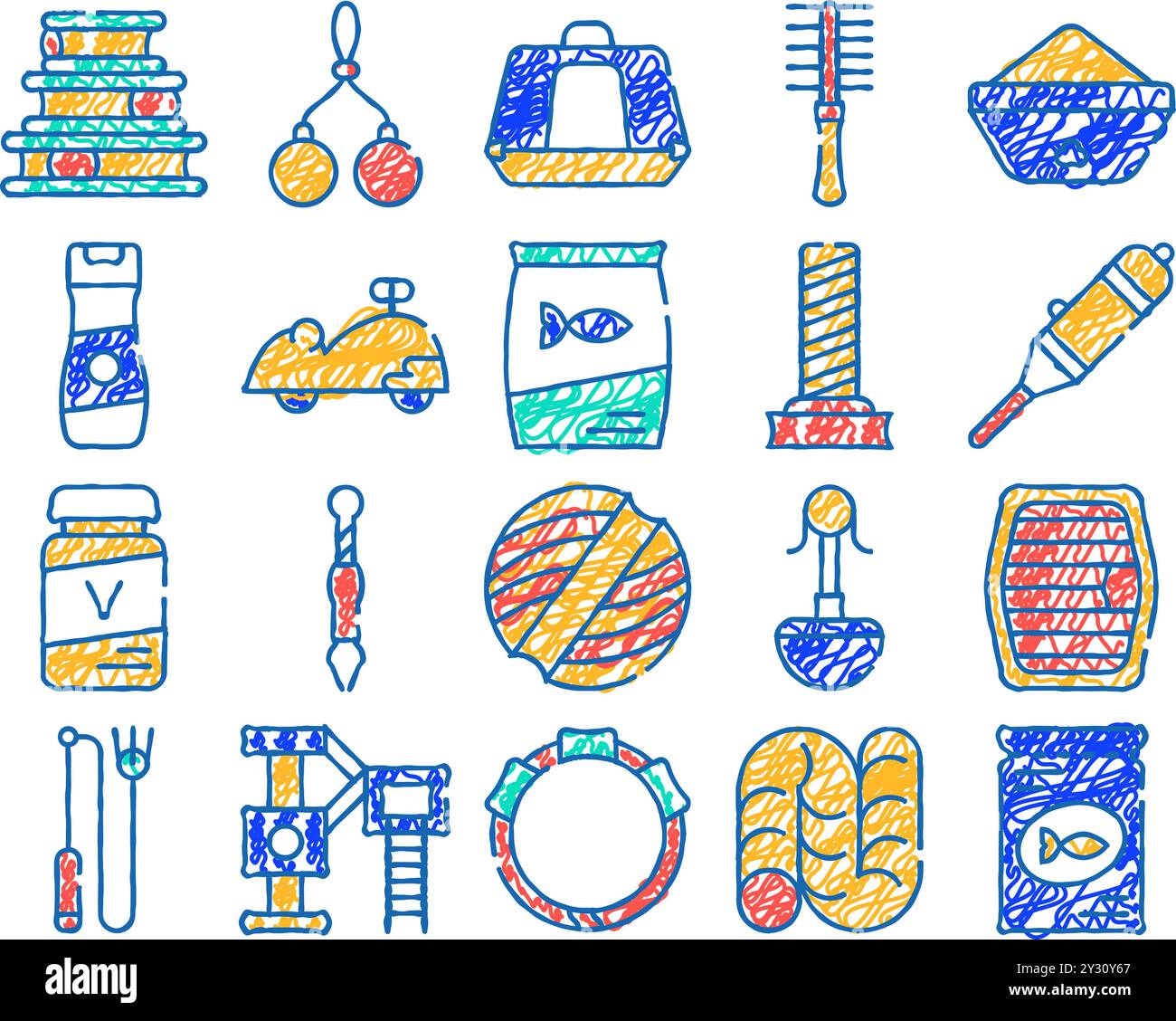 Kitten pack food icon Stock Vector Images - Alamy