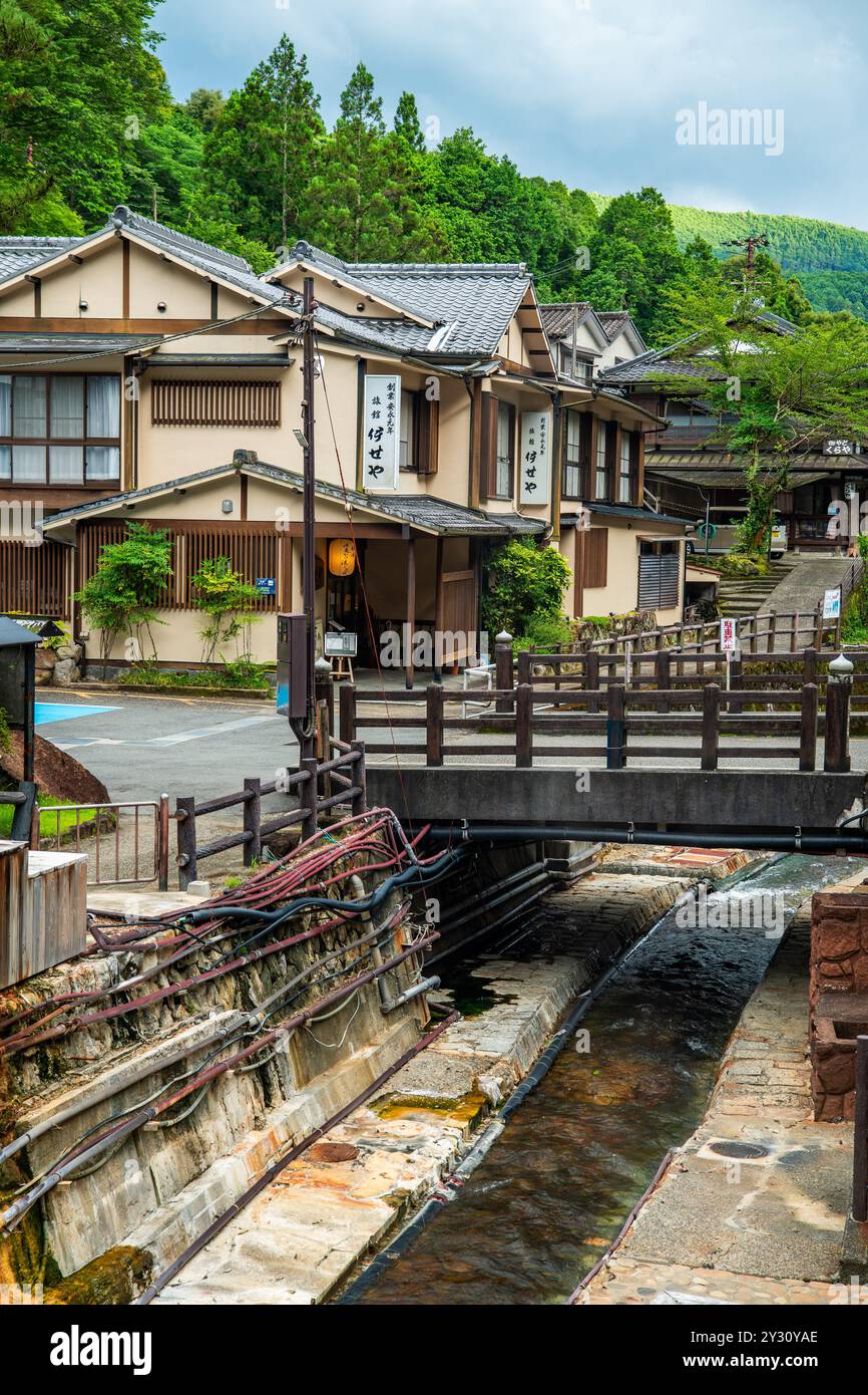 Yunomine onsen Yuzutsu, onsen village in Wakayama, Japan Stock Photo ...