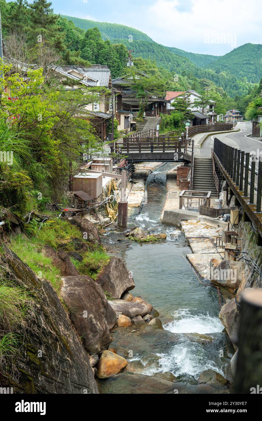 Yunomine onsen Yuzutsu, onsen village in Wakayama, Japan Stock Photo ...