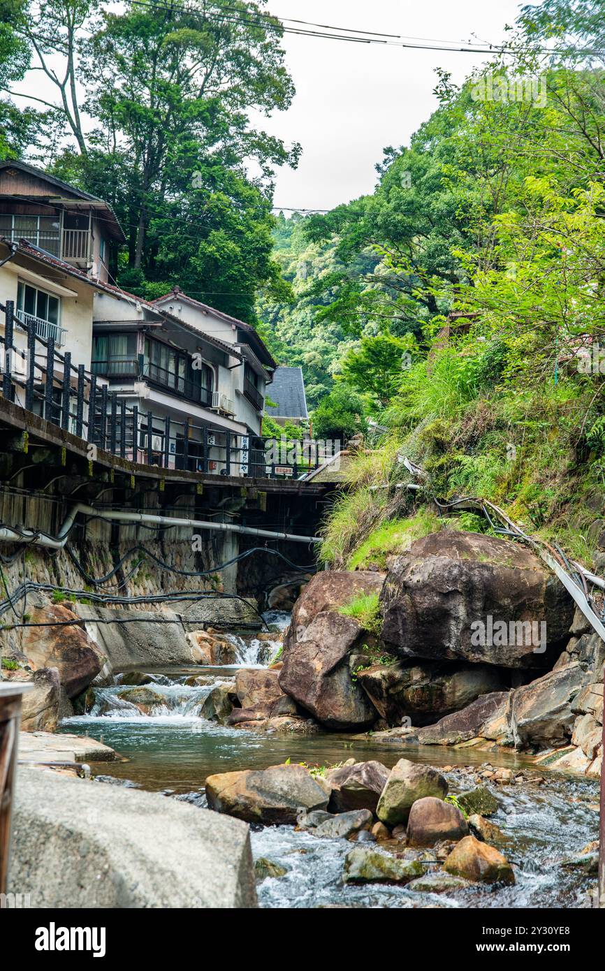 Yunomine onsen Yuzutsu, onsen village in Wakayama, Japan Stock Photo ...