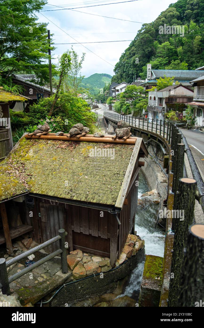 Yunomine onsen Yuzutsu, onsen village in Wakayama, Japan Stock Photo ...