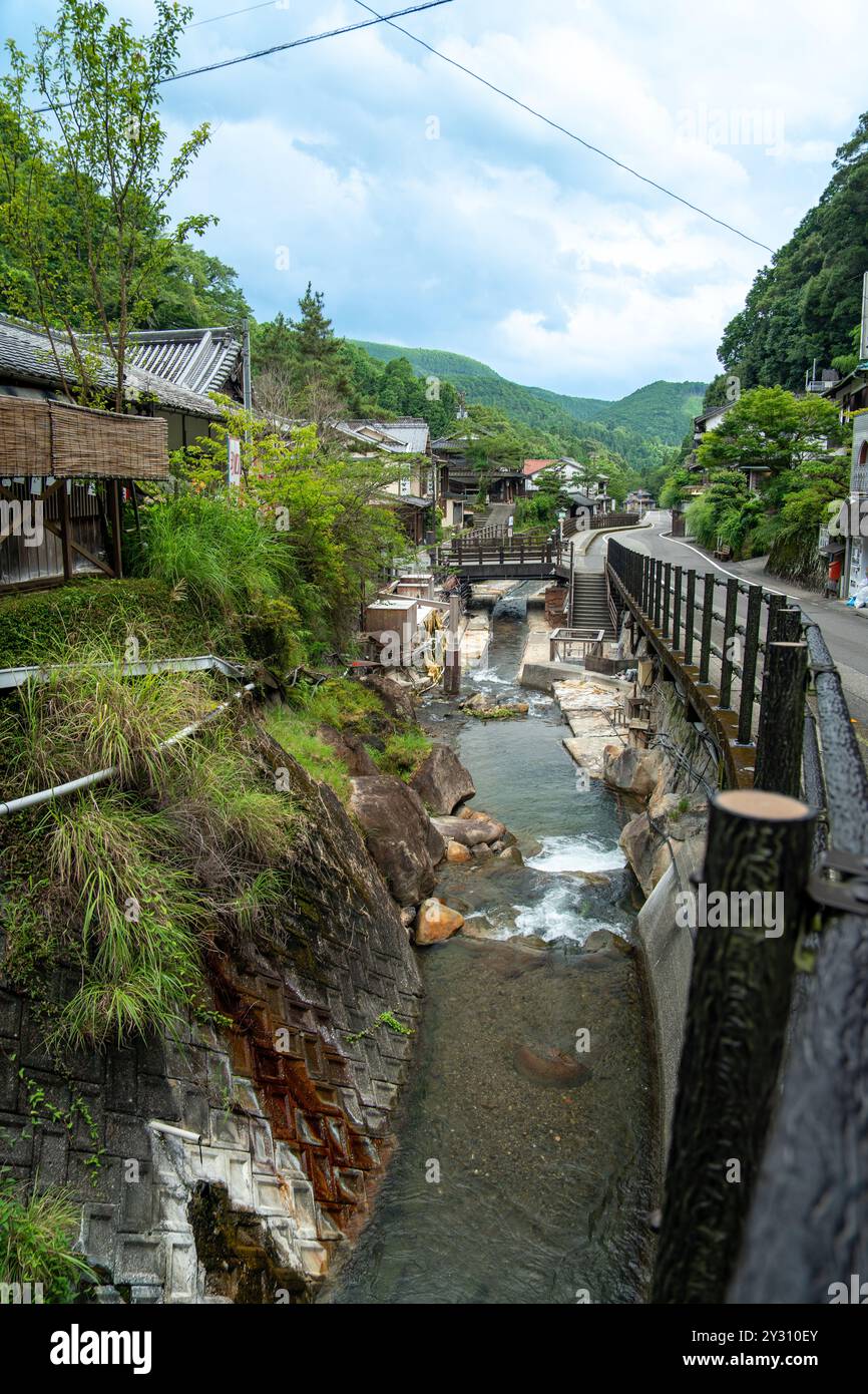 Yunomine onsen Yuzutsu, onsen village in Wakayama, Japan Stock Photo ...