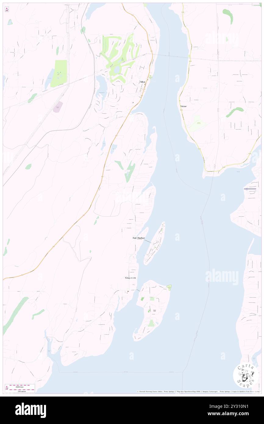 Allyn-Grapeview, Mason County, US, United States, Washington, N 47 21 ...