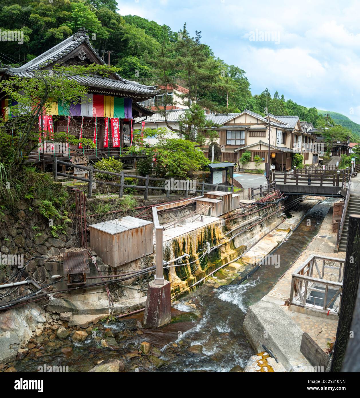 Yunomine onsen Yuzutsu, onsen village in Wakayama, Japan Stock Photo ...