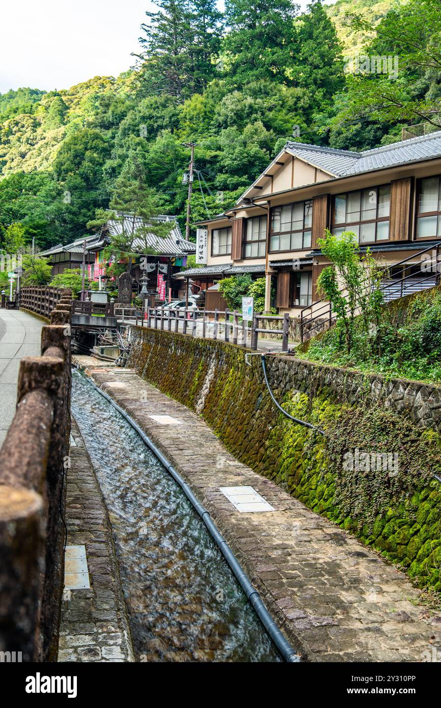 Yunomine onsen Yuzutsu, onsen village in Wakayama, Japan Stock Photo ...
