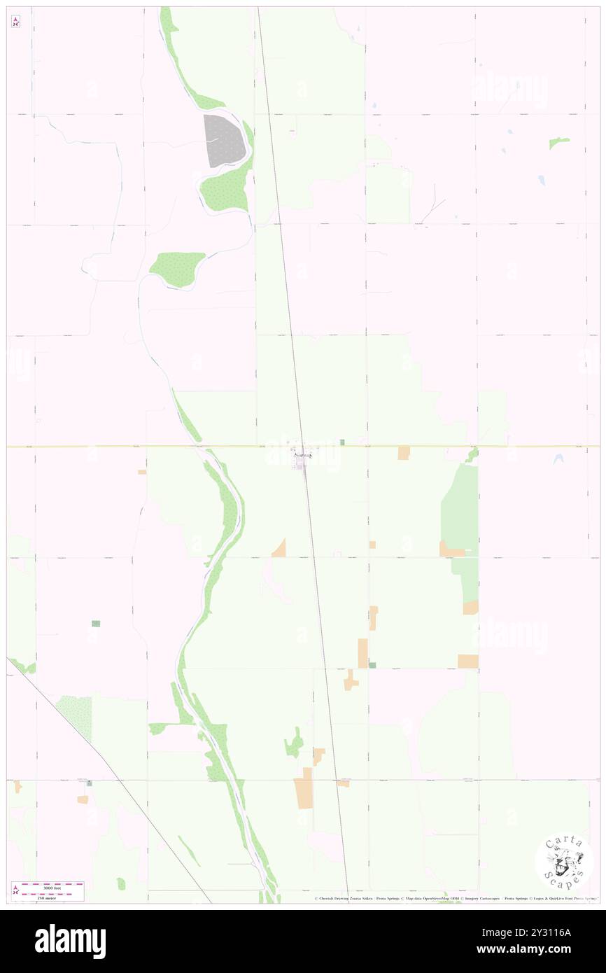 Norway, Republic County, US, United States, Kansas, N 39 41' 46'', S 97 ...