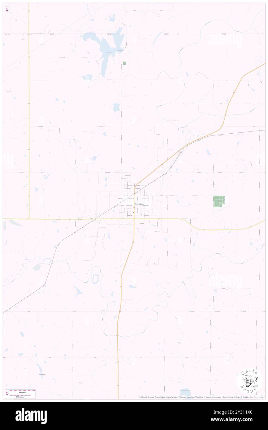 Map of wetumka hi-res stock photography and images - Alamy