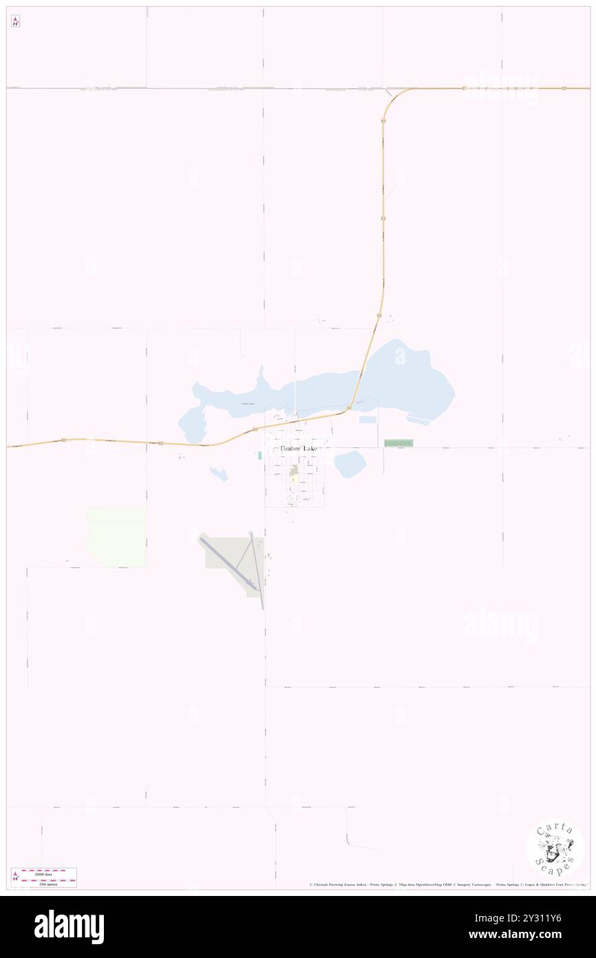 Timber lake map Cut Out Stock Images & Pictures - Alamy