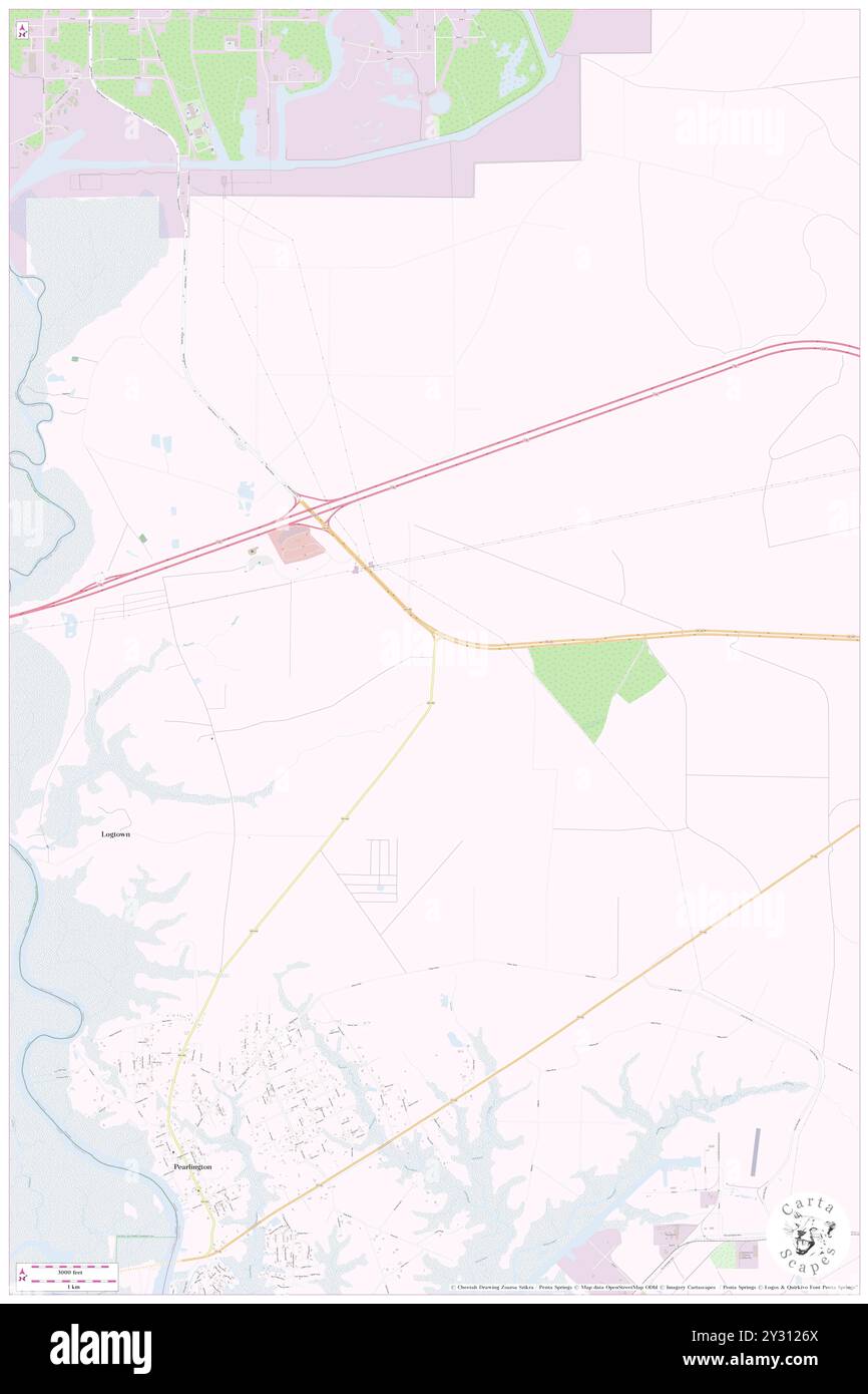 Westonia (historical), Hancock County, US, United States, Mississippi ...