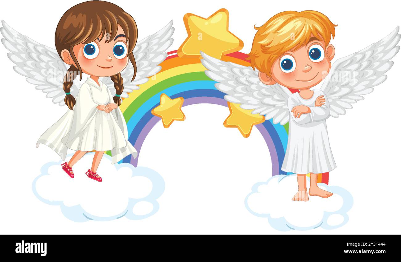 Digital angels Cut Out Stock Images & Pictures - Alamy