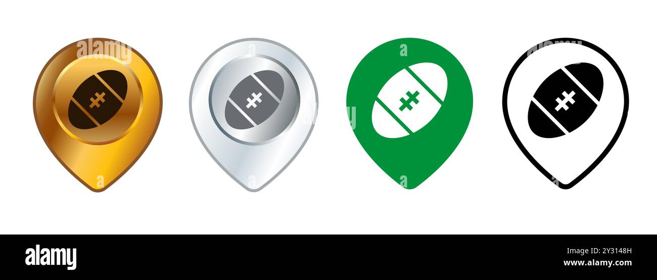 Rugby sport location American football field place map direction route ...