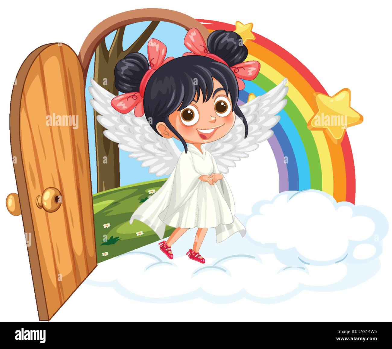 Dreamlike forest Stock Vector Images - Alamy