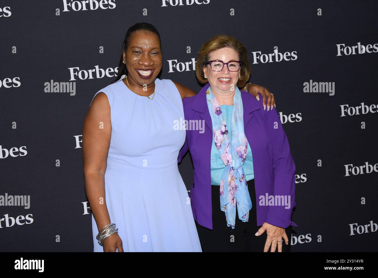 New York, USA. 11th Sep, 2024. Tarana Burke and Valerie Jarrett ...