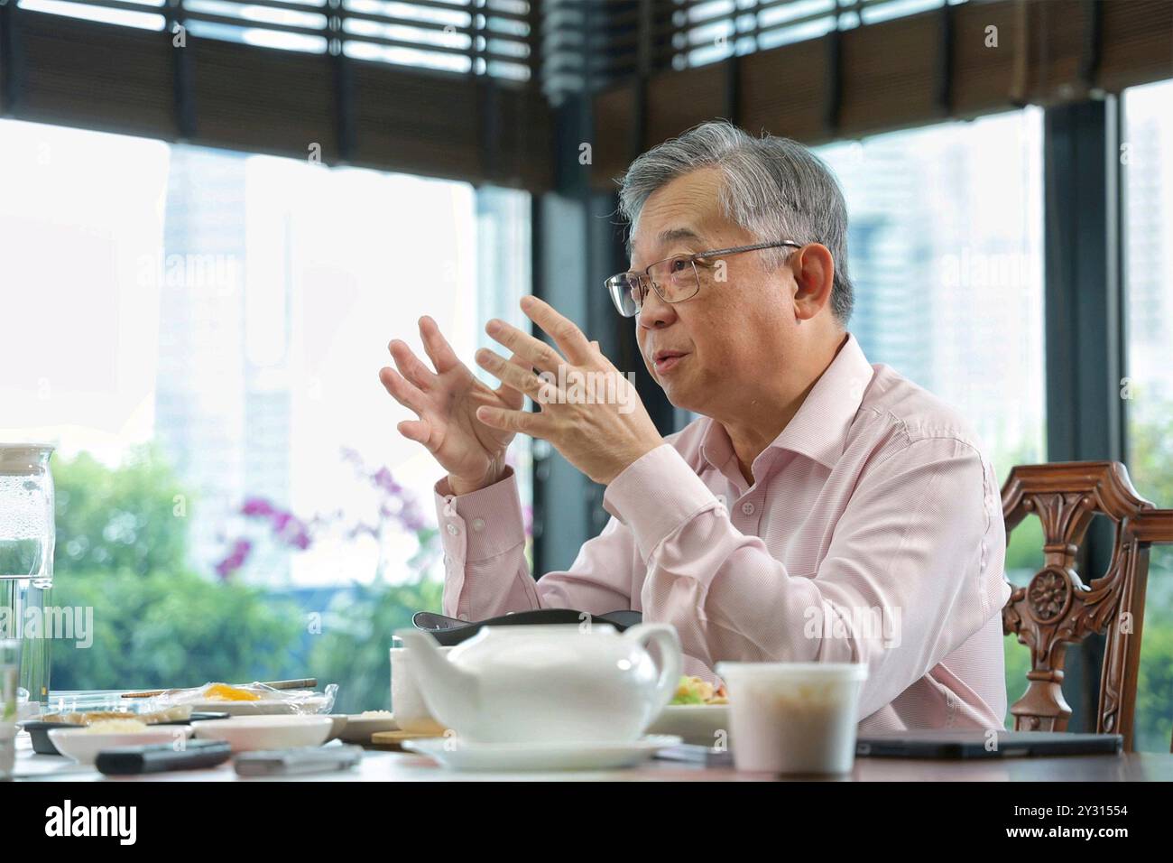 Deputy Prime Minister of Singapore Gan Kim Yong, photographed on 28 ...