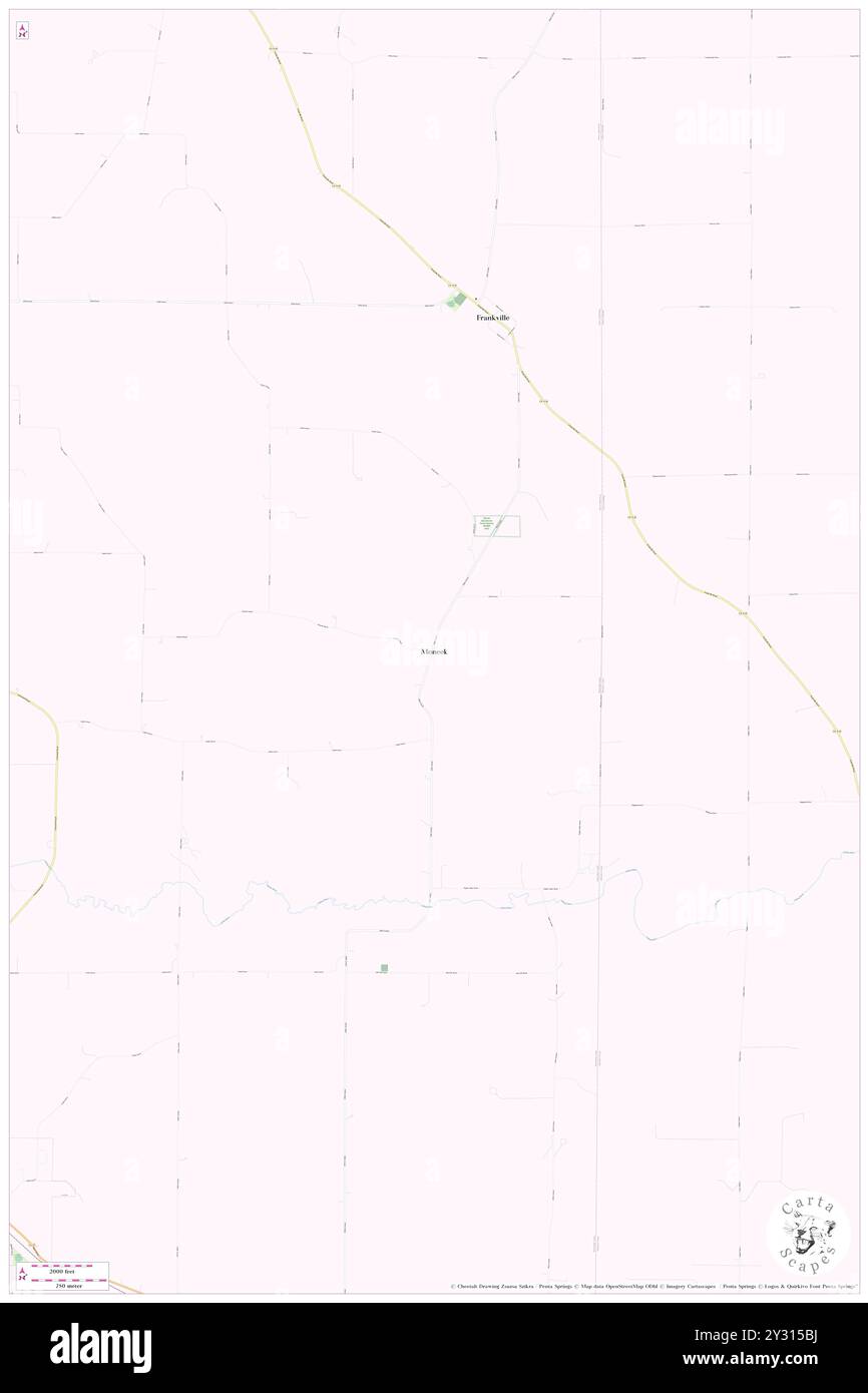 Winneshiek iowa map hi-res stock photography and images - Alamy