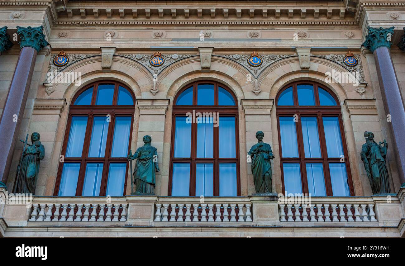 Universitetshuset facade, Uppsala University’s main building in Sweden ...