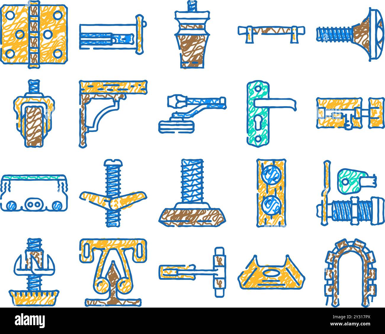 Furniture fitting construction icon hi-res stock photography and images ...