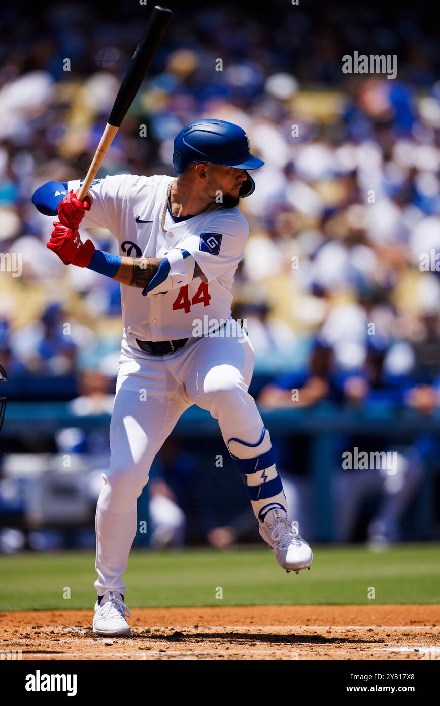 LOS ANGELES, CA - JULY 07: Los Angeles Dodgers outfielder Andy Pages ...
