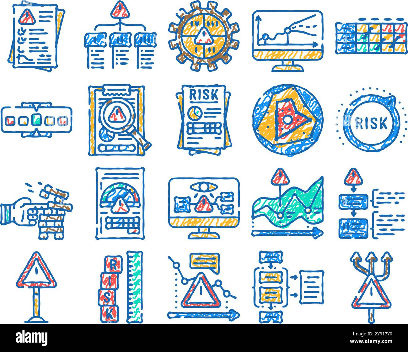 Business people analyze fund Stock Vector Images - Alamy