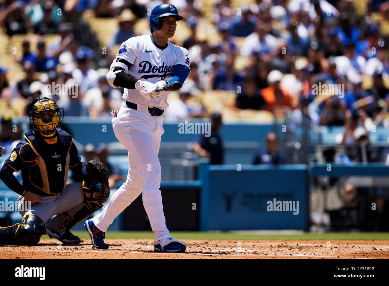 LOS ANGELES, CA - JULY 07: Los Angeles Dodgers two-way player Shohei ...