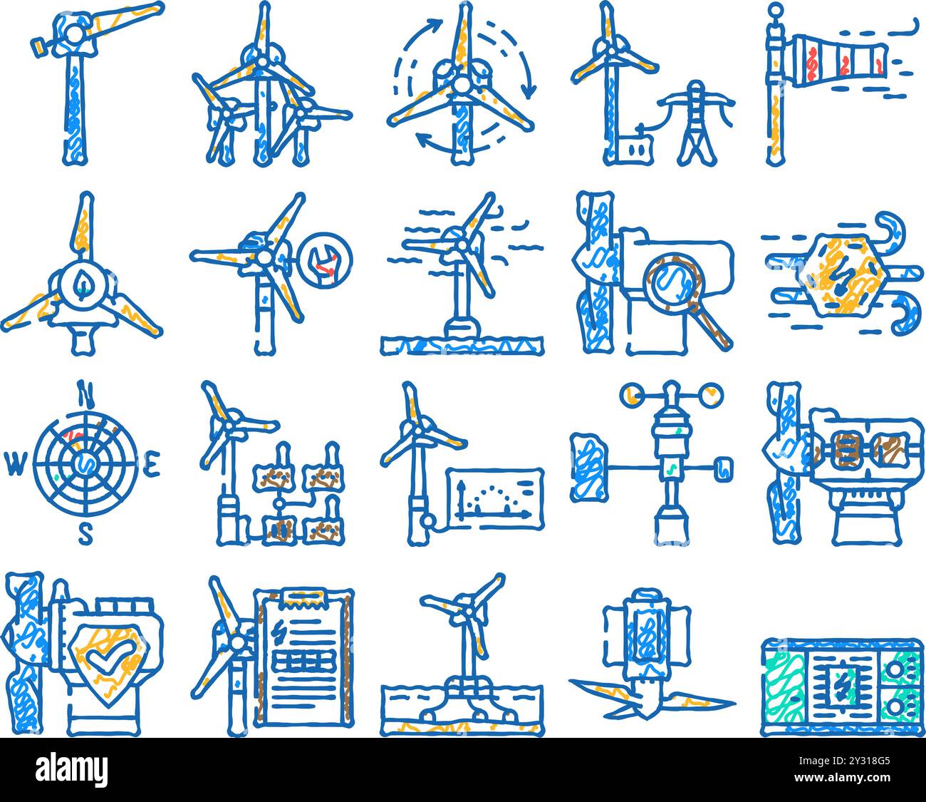 Aerial power plant Cut Out Stock Images & Pictures - Alamy