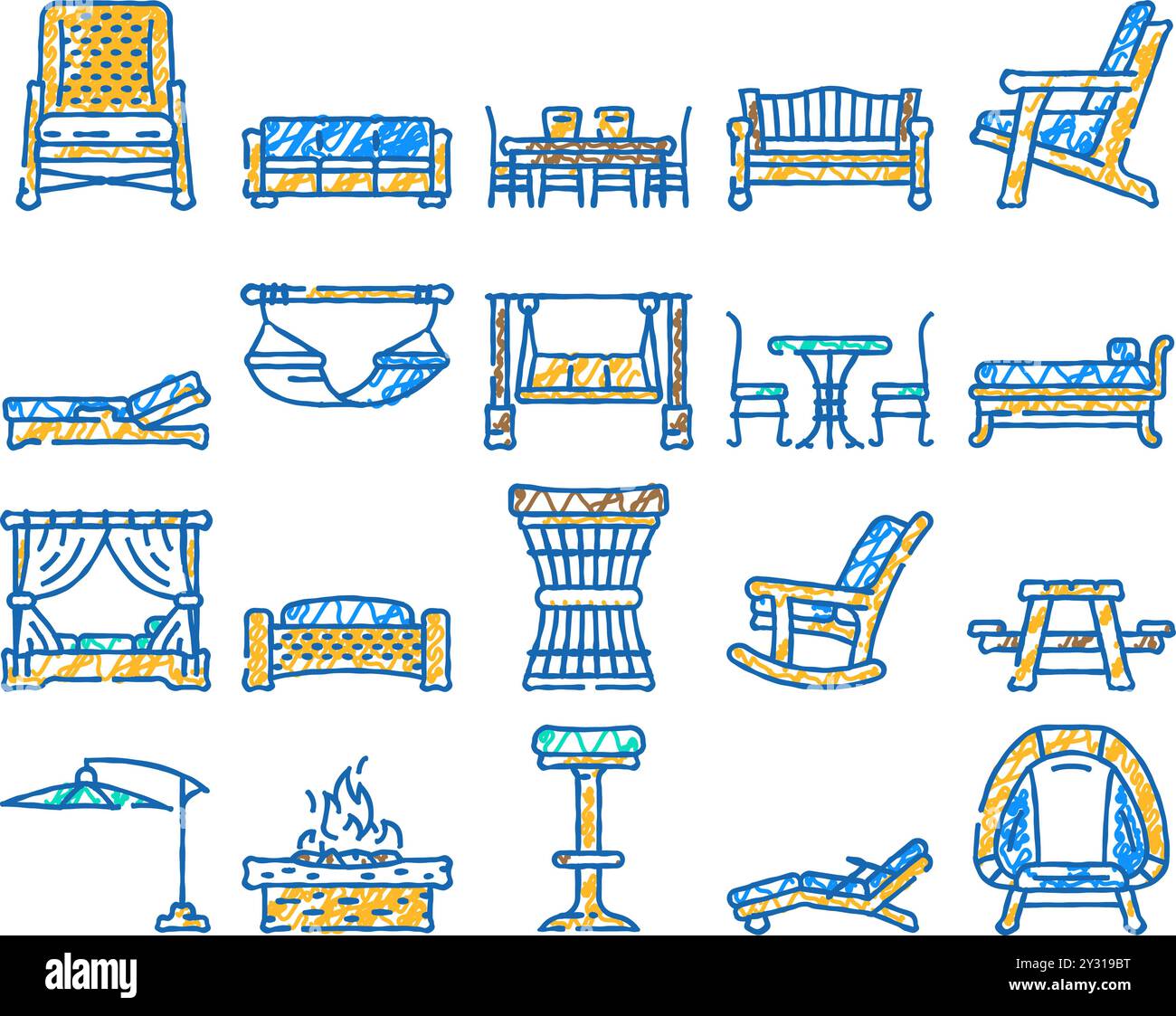 Sunny terrace Cut Out Stock Images & Pictures - Alamy