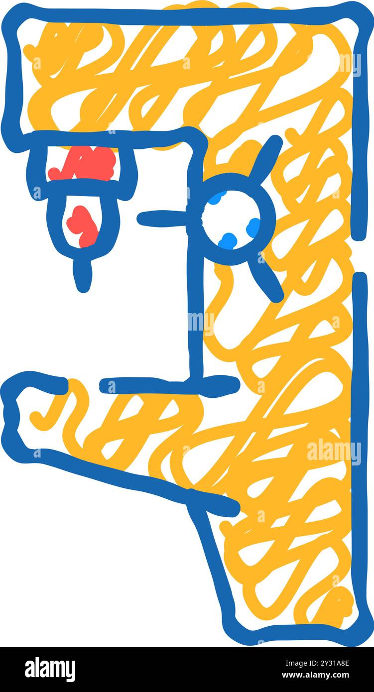 Punching drill Stock Vector Images - Alamy