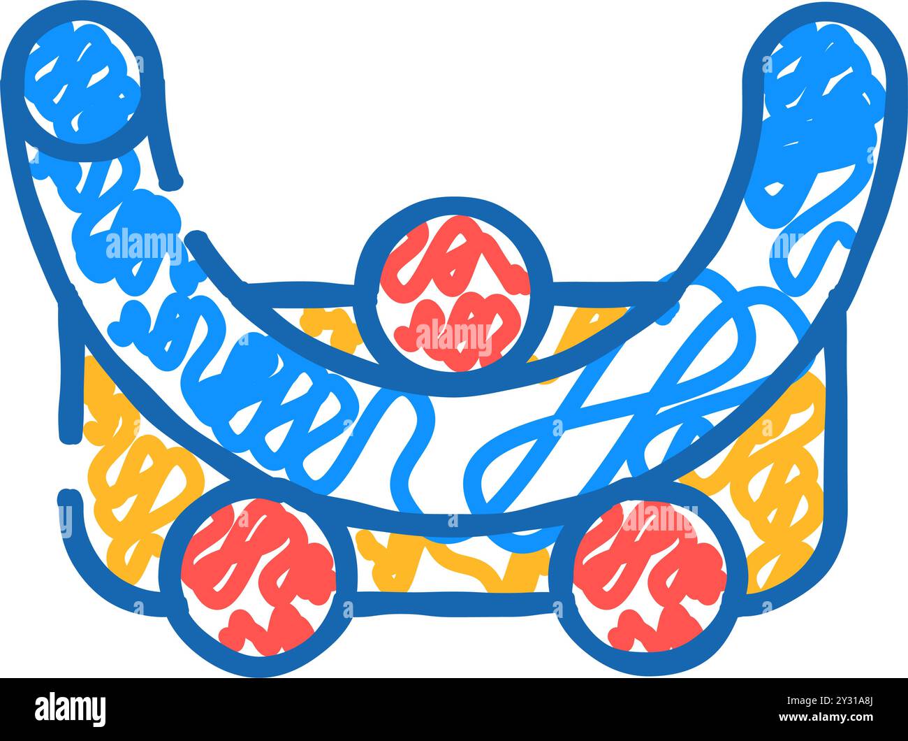 pipe bending device icon doodle illustration Stock Vector Image & Art ...