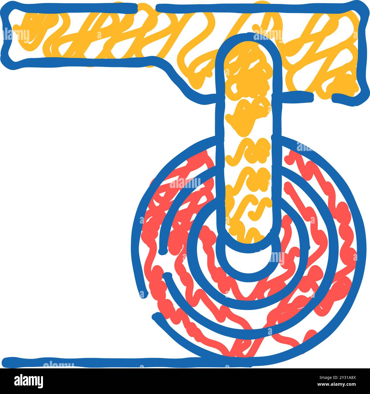 sheet metal roll icon doodle illustration Stock Vector Image & Art - Alamy
