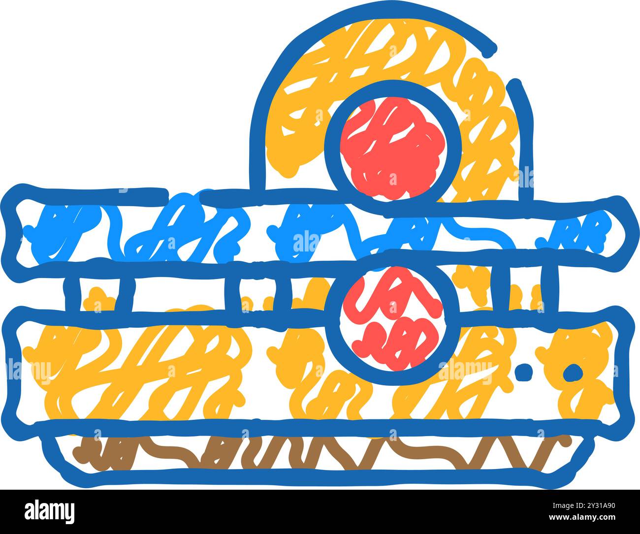 metal rolling icon doodle illustration Stock Vector Image & Art - Alamy