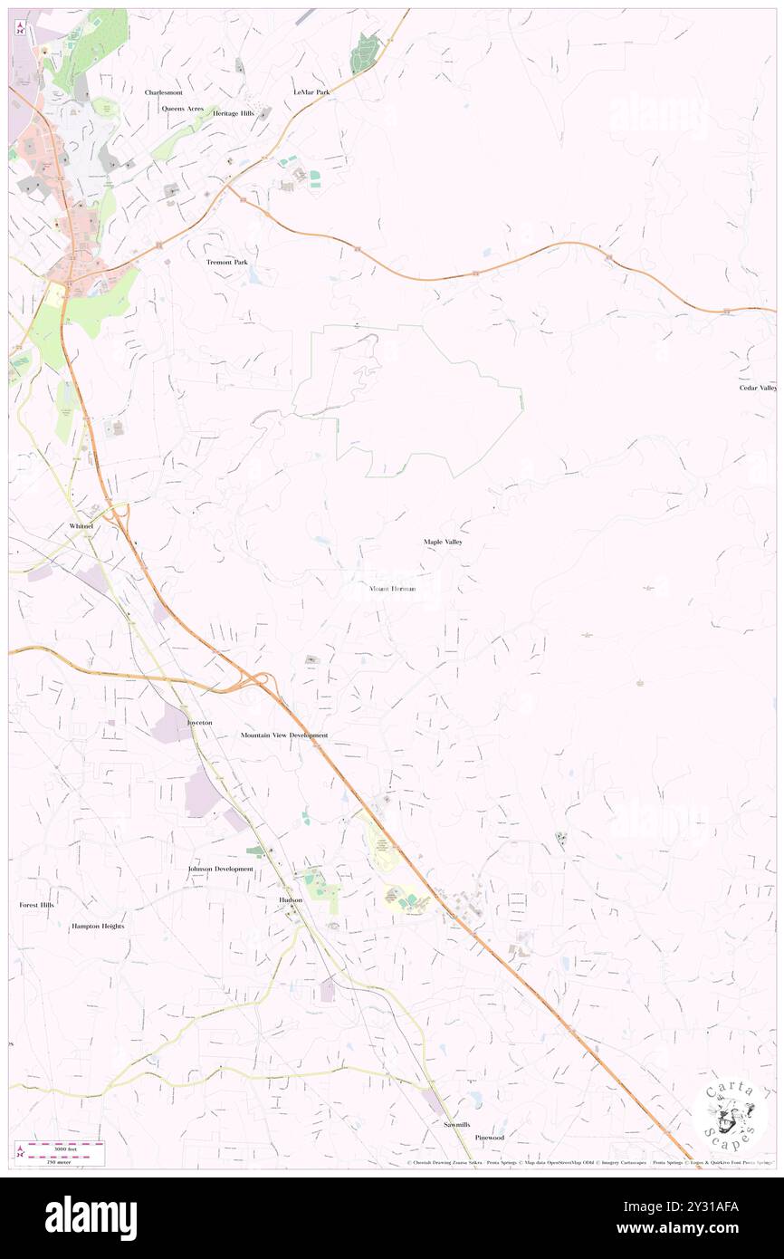 Mount Herman, Caldwell County, US, United States, North Carolina, N 35 ...