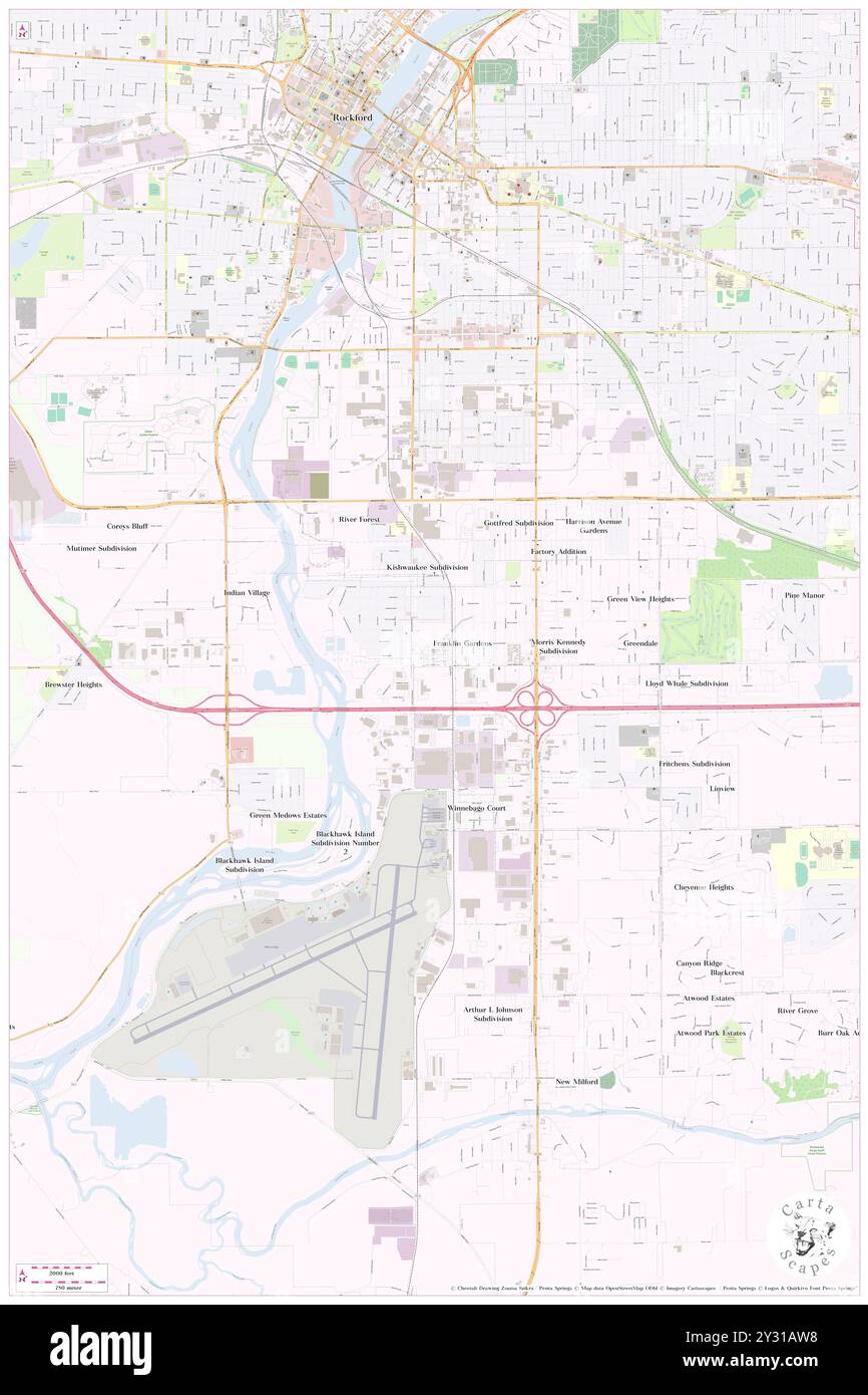 Ravinia Park, Winnebago County, US, United States, Illinois, N 42 13 ...