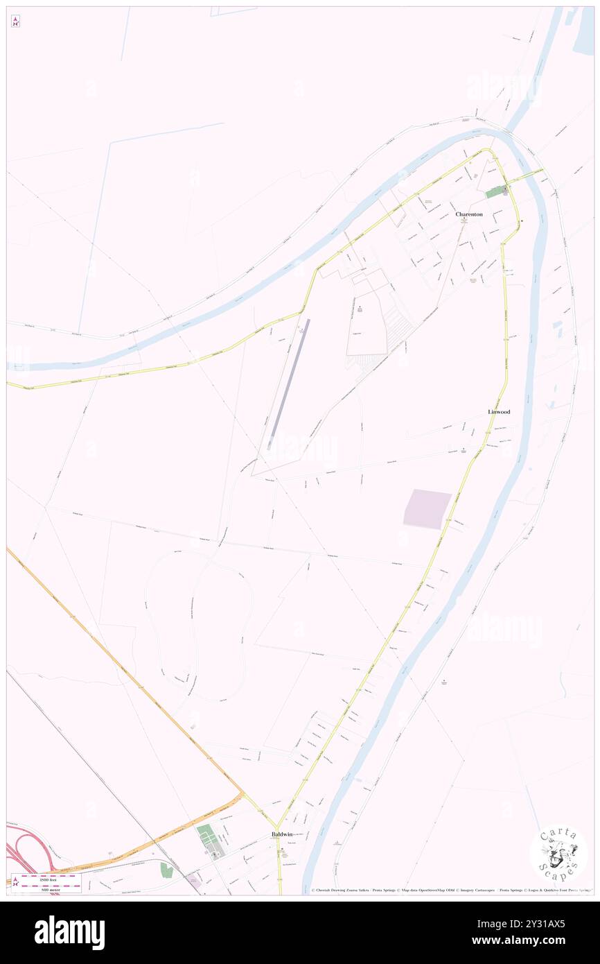 Map of charenton louisiana Cut Out Stock Images & Pictures - Alamy