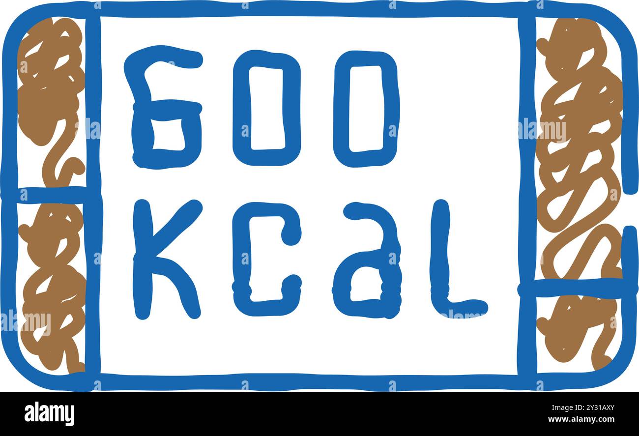 food kcal icon doodle illustration Stock Vector Image & Art - Alamy