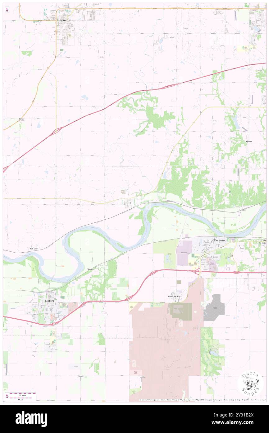 Linwood, Leavenworth County, US, United States, Kansas, N 39 0' 5'', S ...