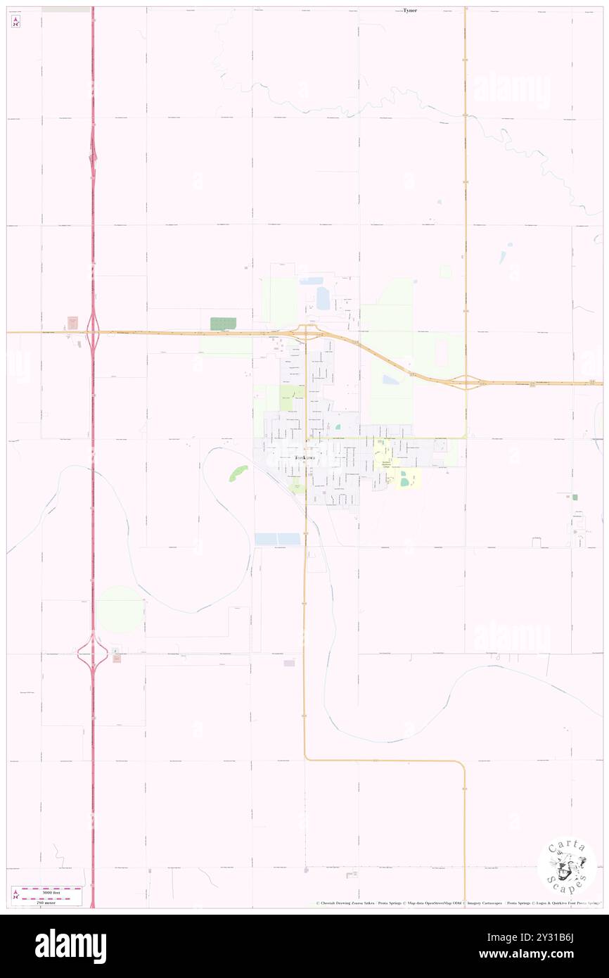 Map of tonkawa hi-res stock photography and images - Alamy
