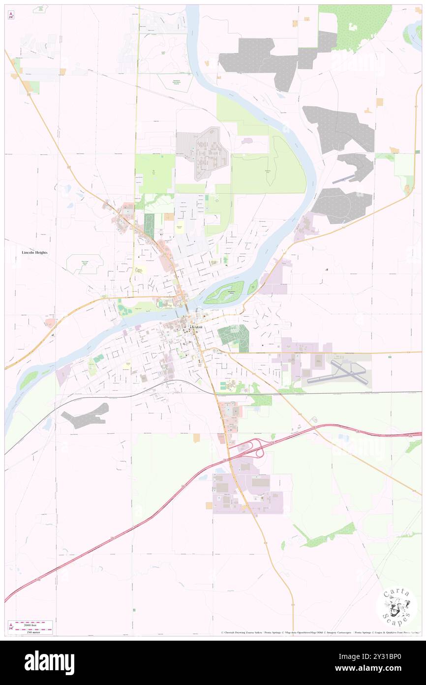 Dixon, Scott County, US, United States, Iowa, N 41 44' 34'', S 90 46 ...