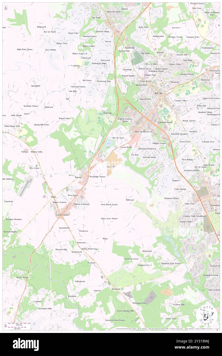 Joppa Hills, Harford County, US, United States, Maryland, N 39 30' 33 ...