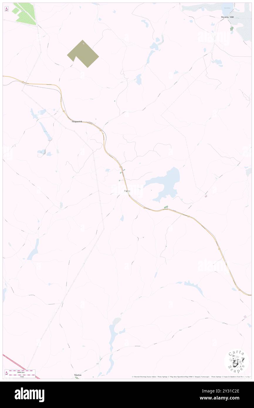 Ripley, Twiggs County, US, United States, Georgia, N 32 43' 30'', S 83 ...