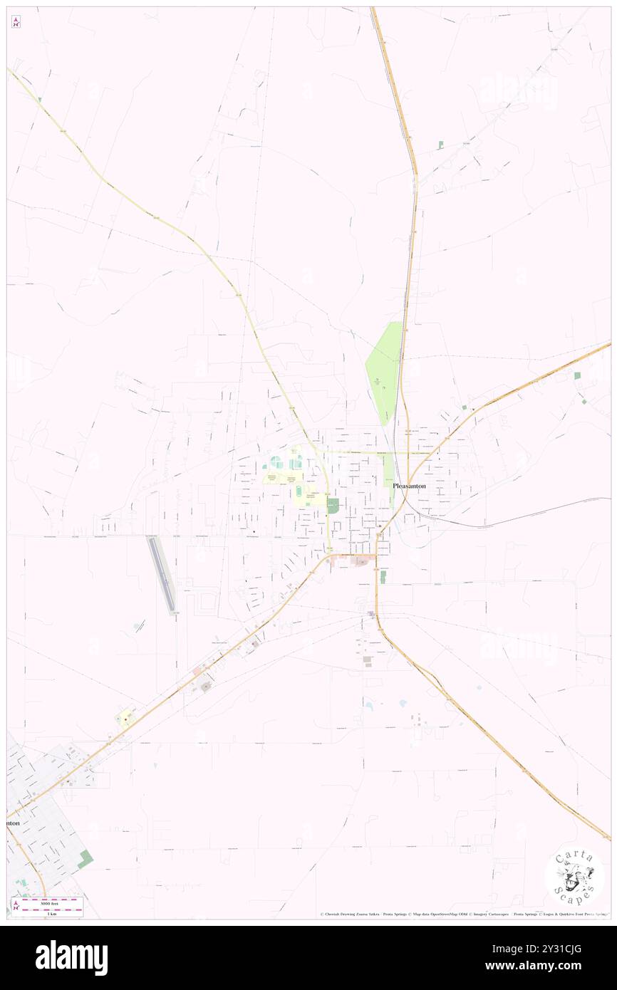 Pleasanton, Atascosa County, US, United States, Texas, N 28 58' 1'', S ...