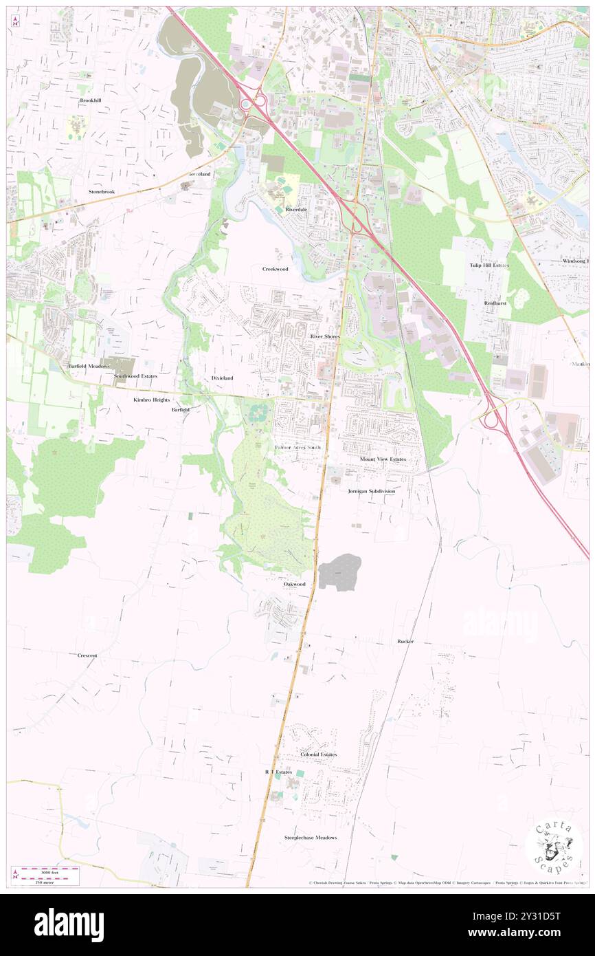 Palmer Acres South, Rutherford County, US, United States, Tennessee, N ...