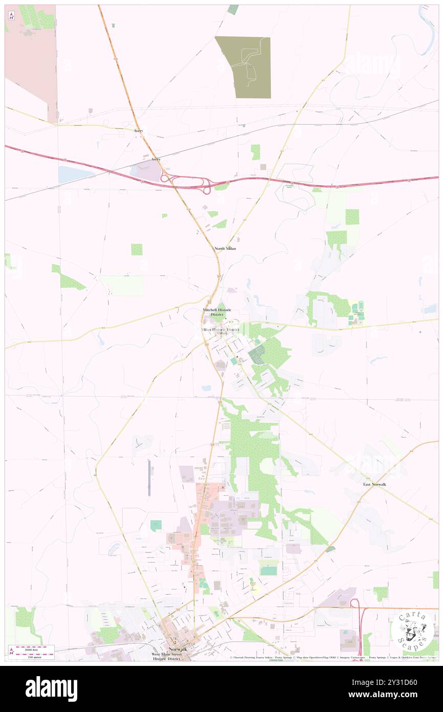 Milan, Erie County, US, United States, Ohio, N 41 17' 51'', S 82 36' 19 ...