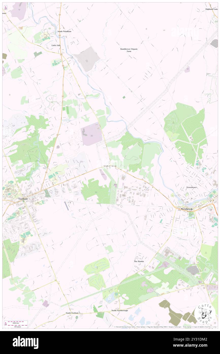 Mosher Corner, Cumberland County, US, United States, Maine, N 43 41' 27 ...