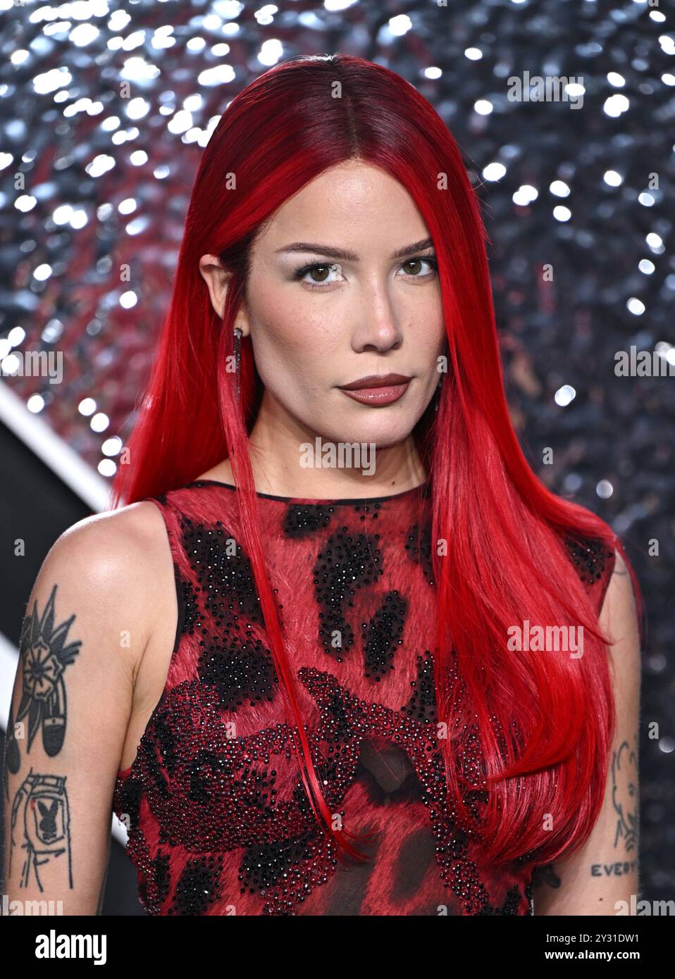 New York, USA. September 11th, 2024. Halsey arriving at the MTV Video ...
