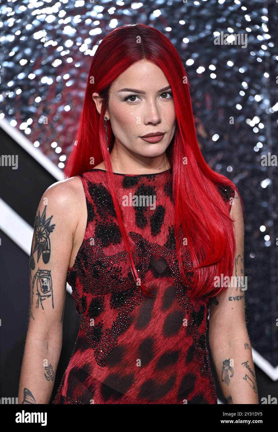 New York, USA. September 11th, 2024. Halsey arriving at the MTV Video ...